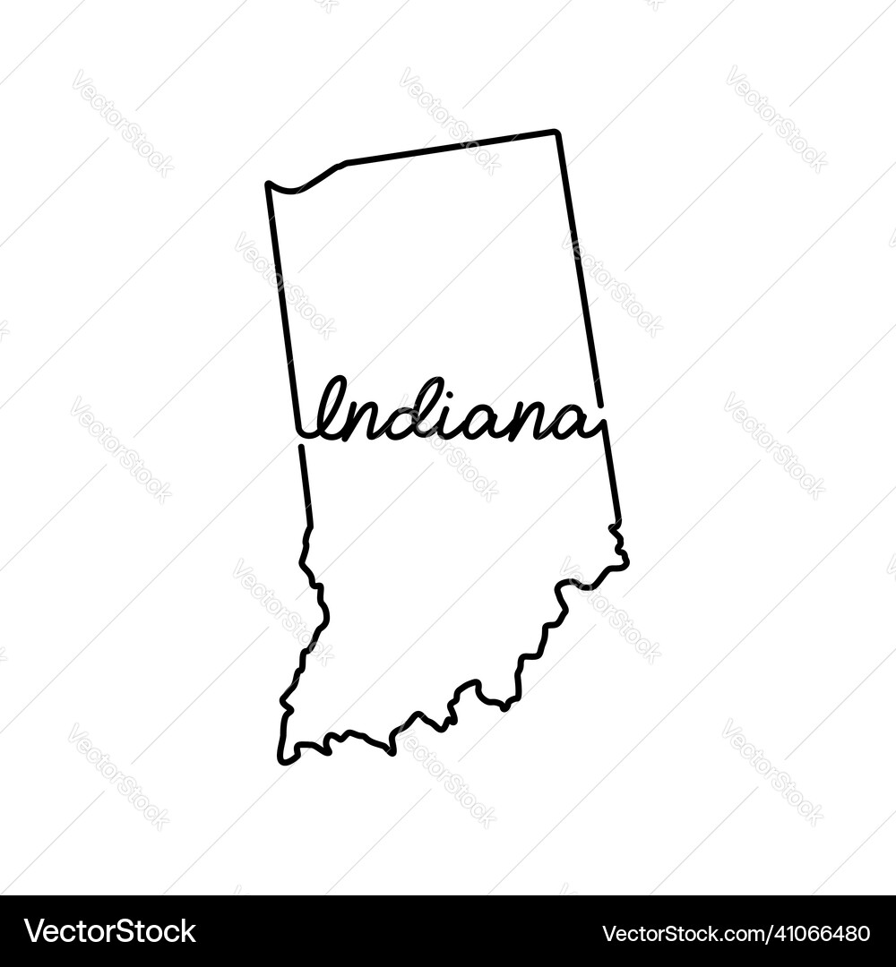 Blank Us Map With State Outlines