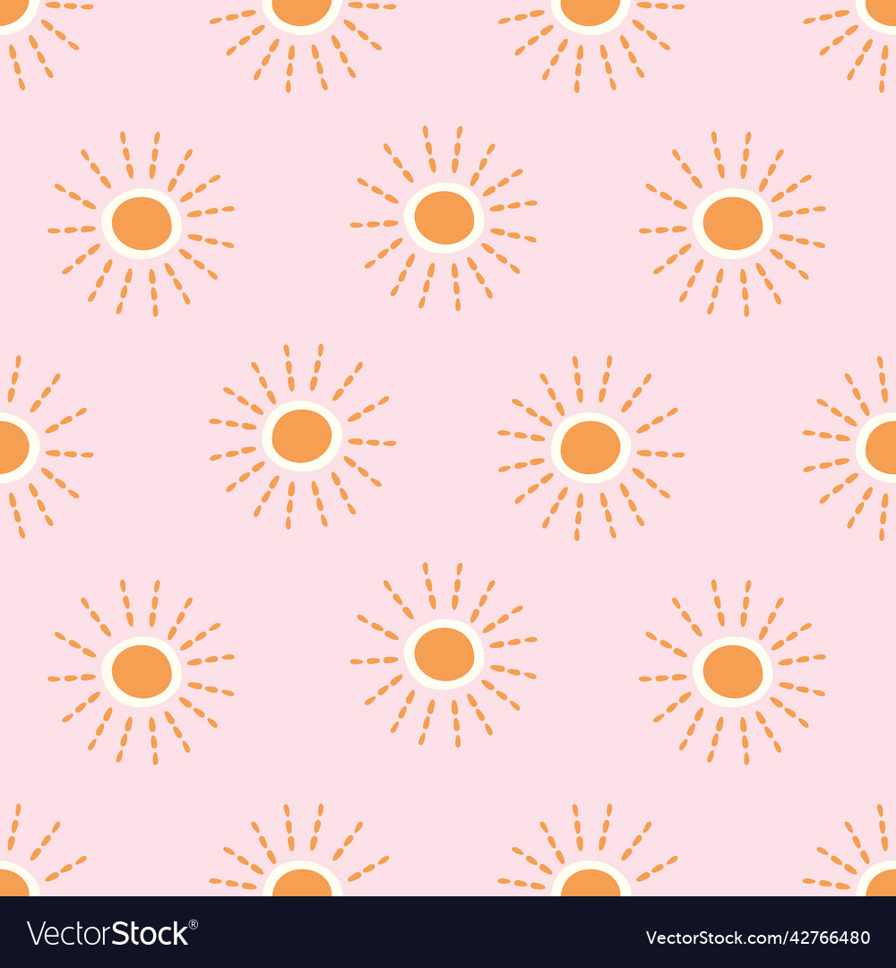 Sunshine background pattern Royalty Free Vector Image
