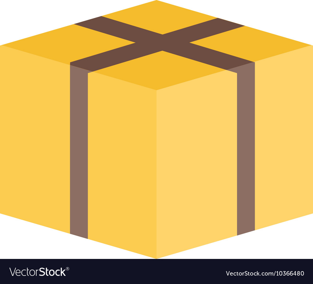 Wrapped package Royalty Free Vector Image - VectorStock