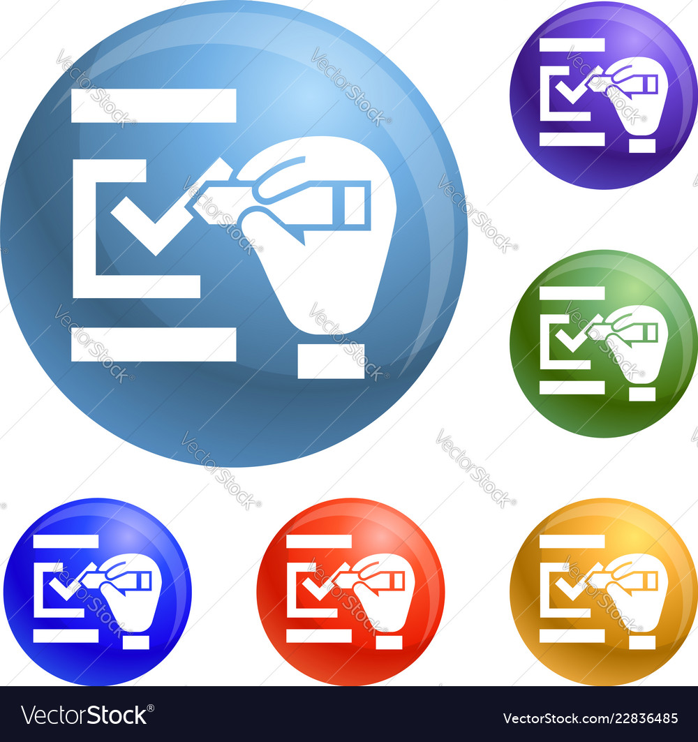 Check mark icons set Royalty Free Vector Image Check mark icons set Royalty Free Vector Image
