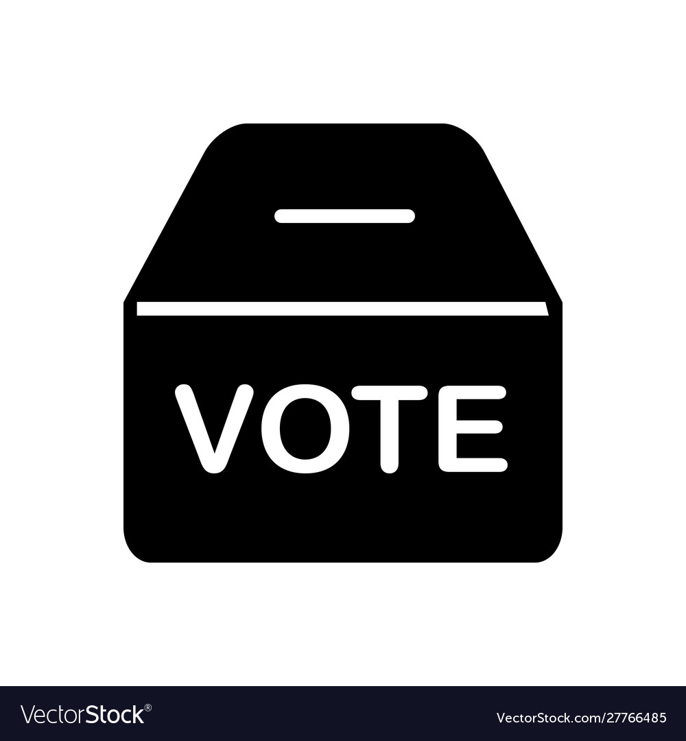 Polling box Royalty Free Vector Image - VectorStock