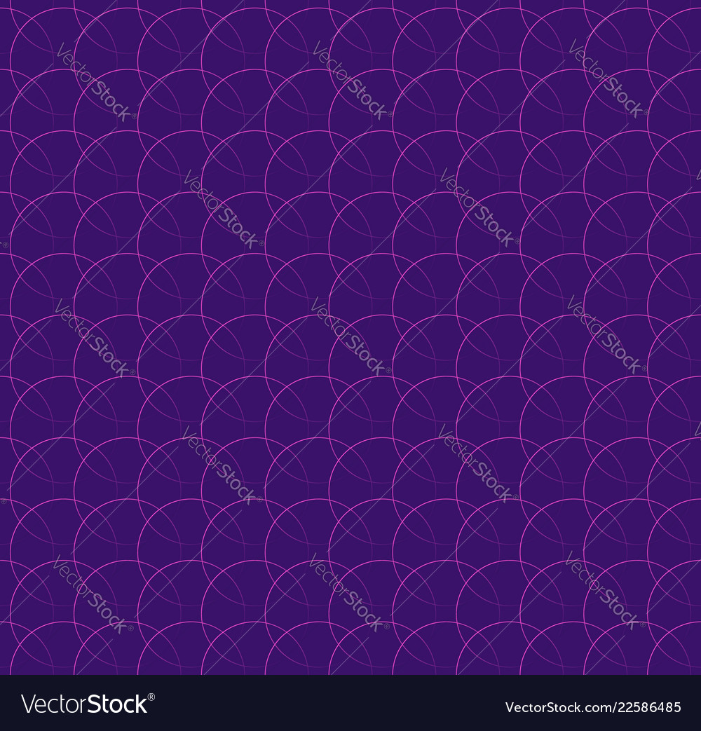 Repeatable pattern w interlocking circles rings Vector Image