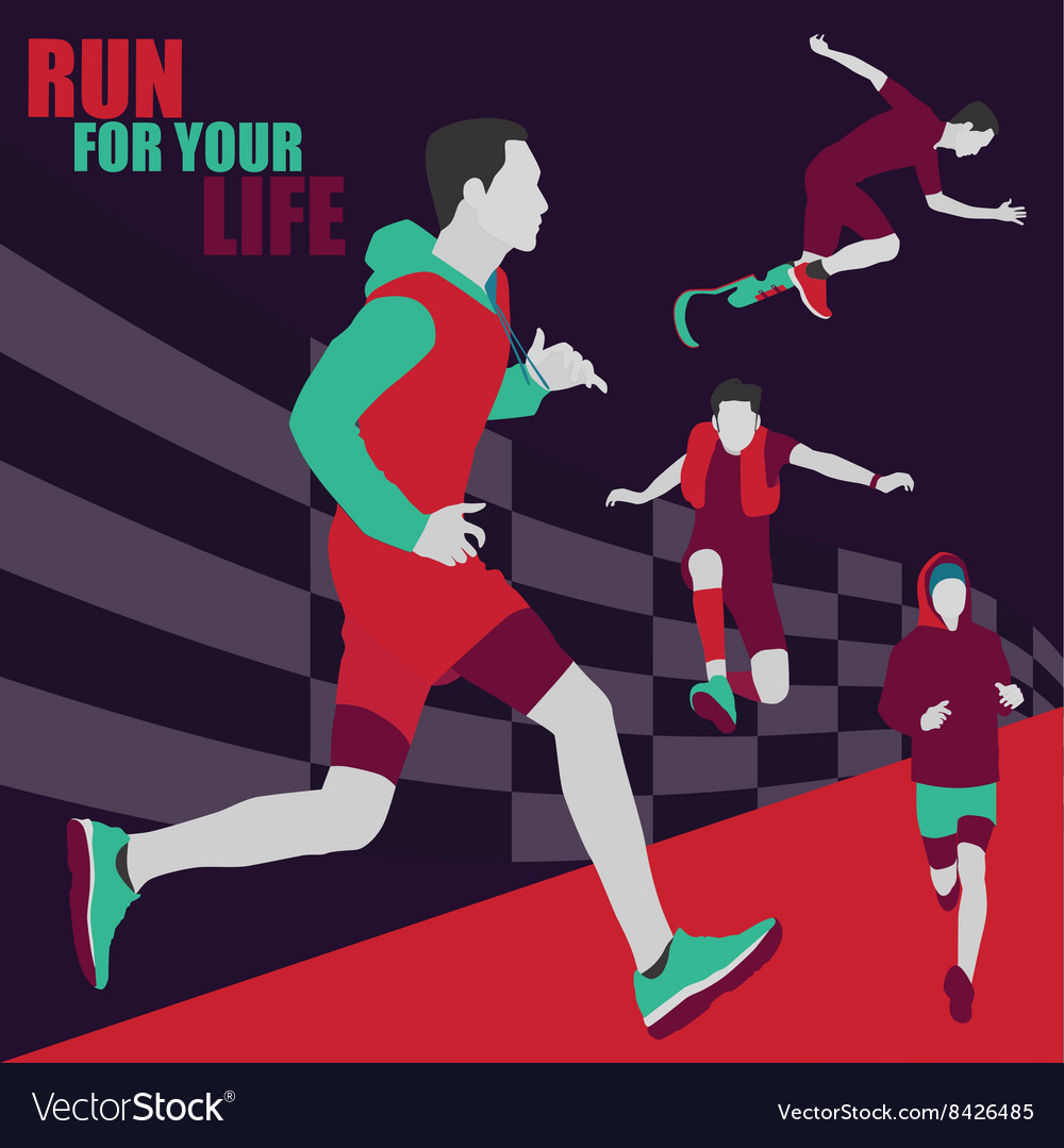 Running 01 Royalty Free Vector Image - VectorStock