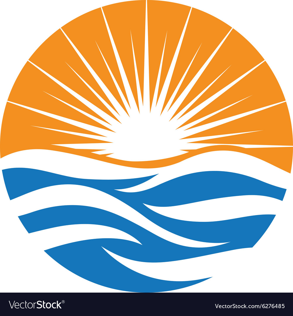 Wave logo Royalty Free Vector Image - VectorStock