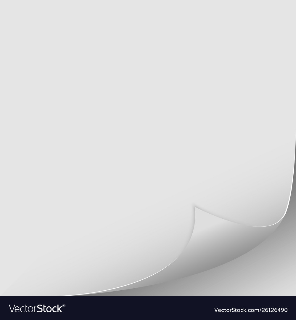 Empty paper sheet Royalty Free Vector Image - VectorStock