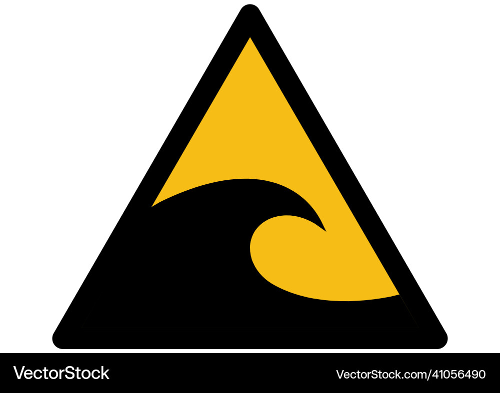 Tsunami Royalty Free Vector Image - VectorStock
