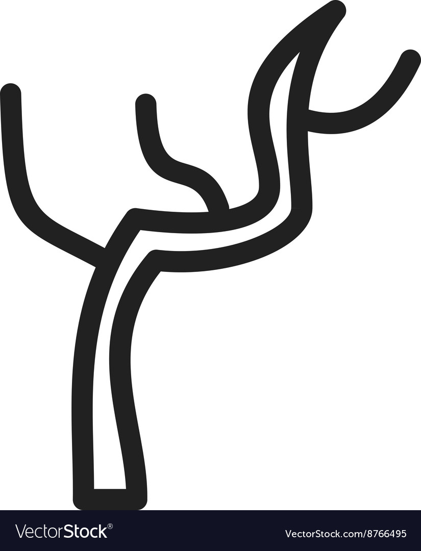 Bare Tree Royalty Free Vector Image - VectorStock