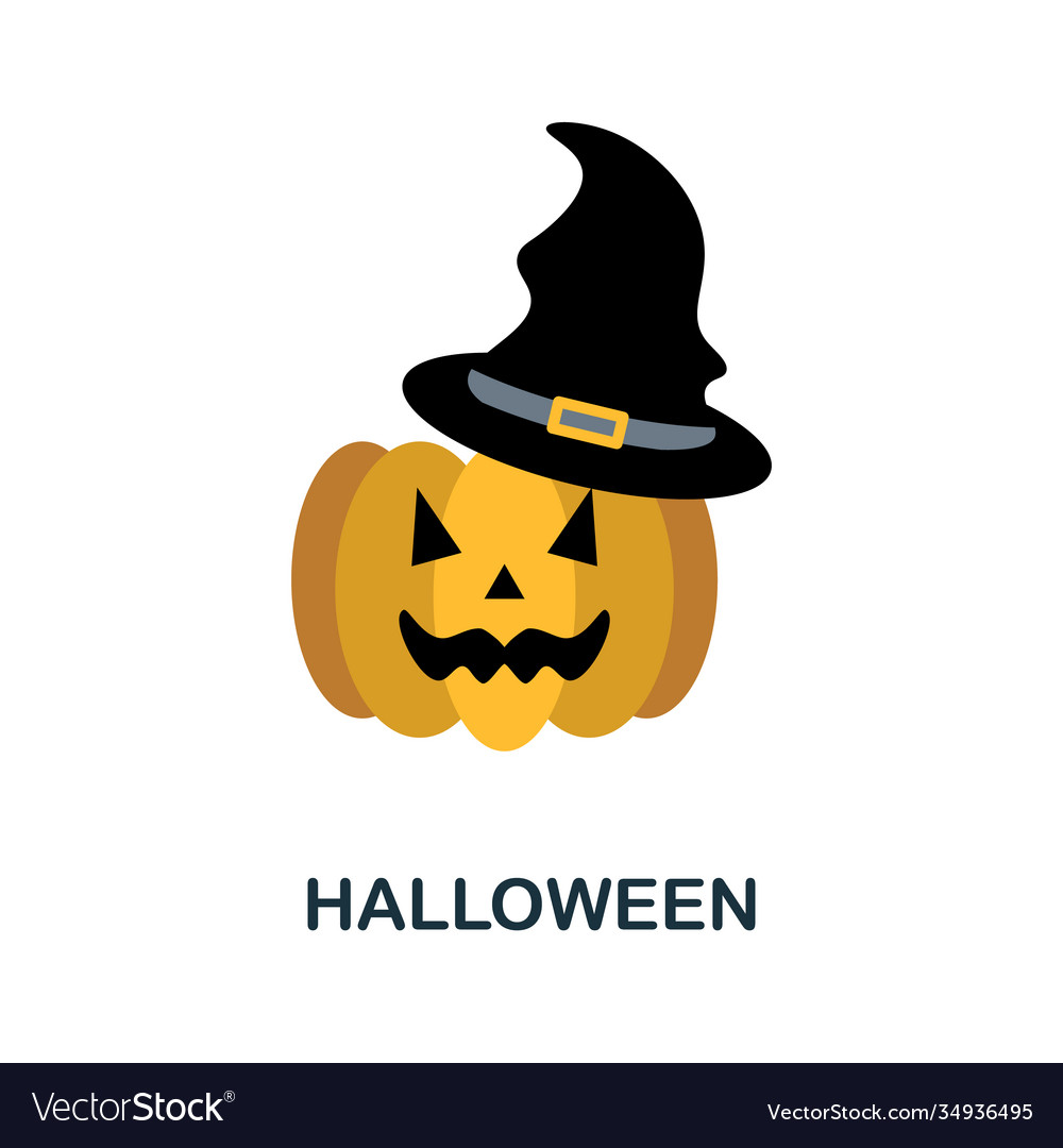 Halloween icon monochrome simple icon Royalty Free Vector Halloween icon monochrome simple icon Royalty Free Vector