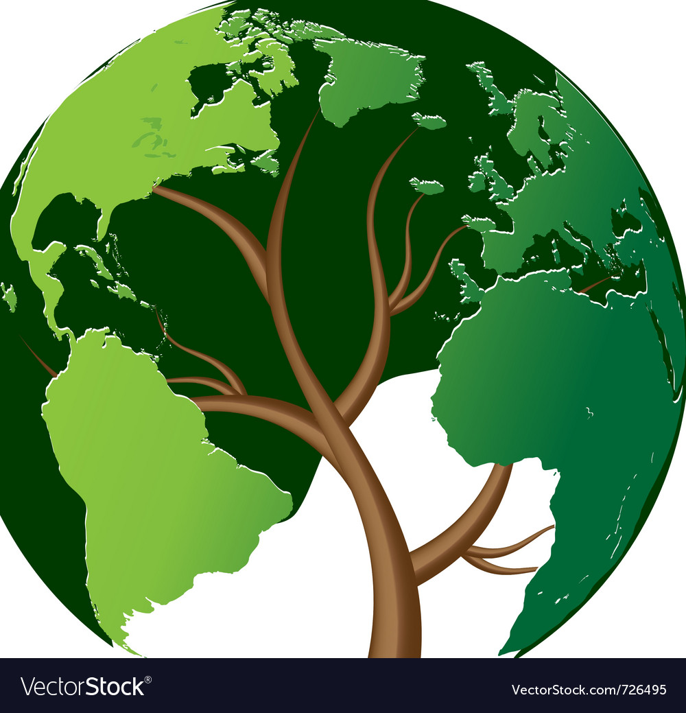 World tree Royalty Free Vector Image - VectorStock