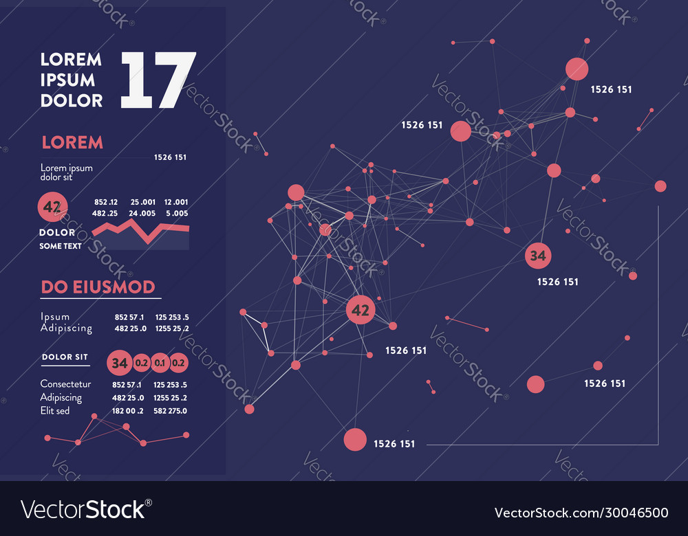 Futuristic infographic information aesthetic Vector Image