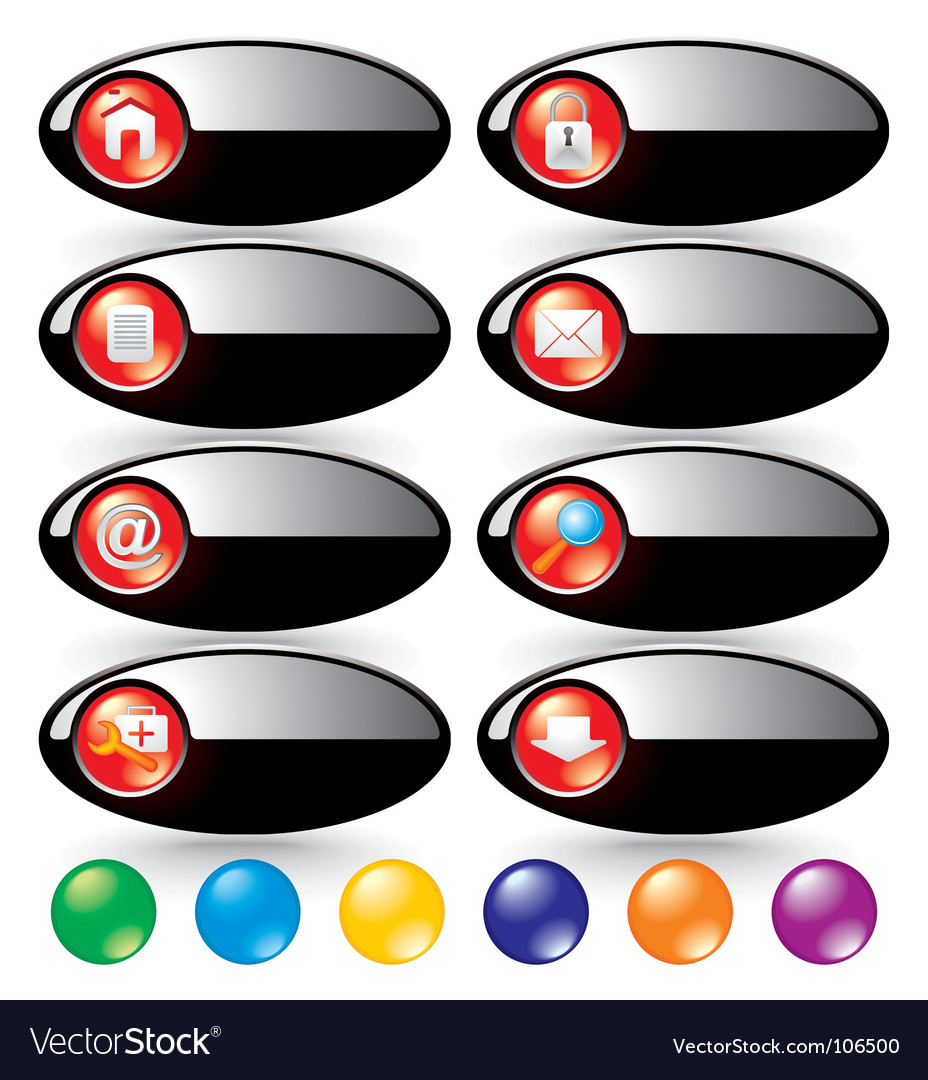 Icons Royalty Free Vector Image - VectorStock