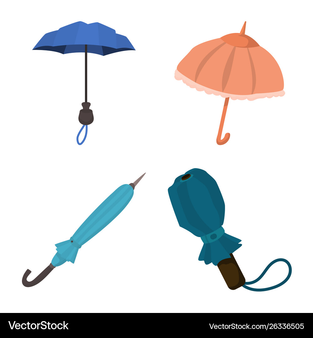 Design umbrella and rain symbol Royalty Free Vector Image