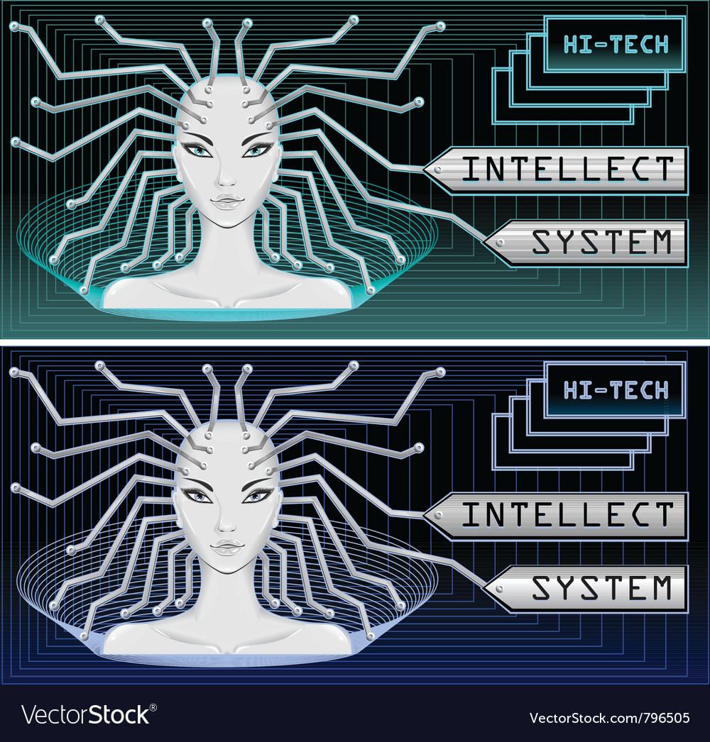 Hi tech technology Royalty Free Vector Image - VectorStock