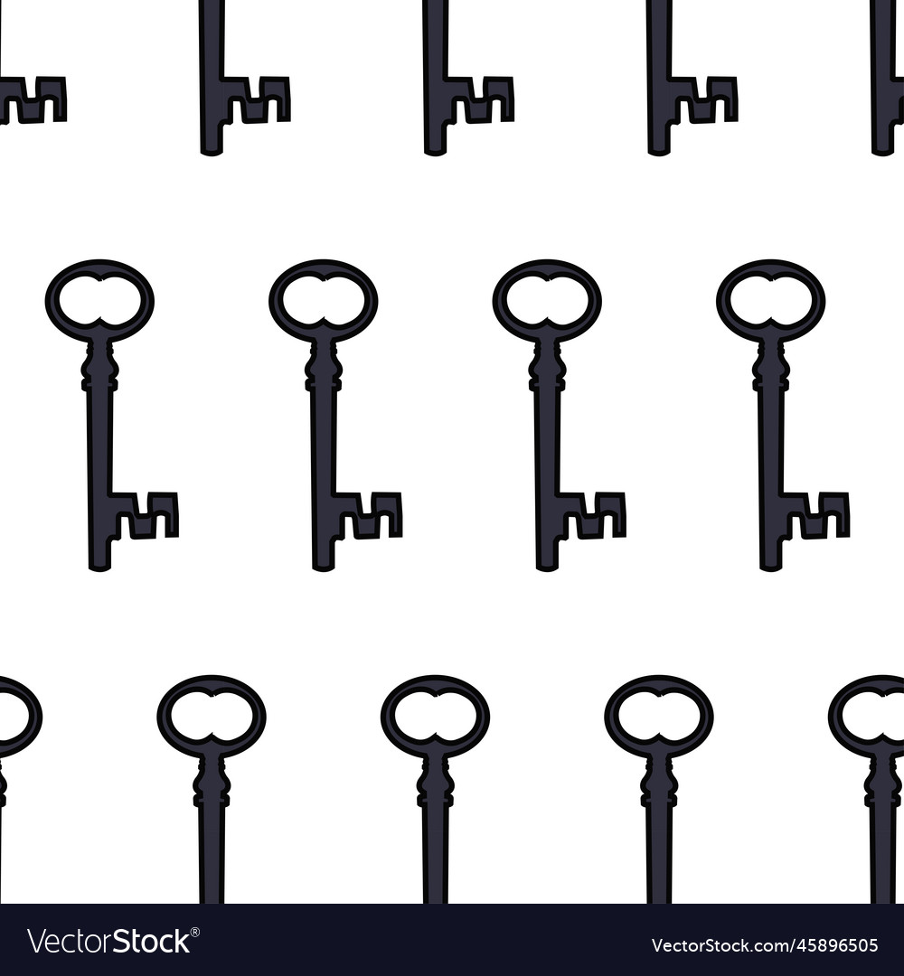 Key pattern Royalty Free Vector Image - VectorStock