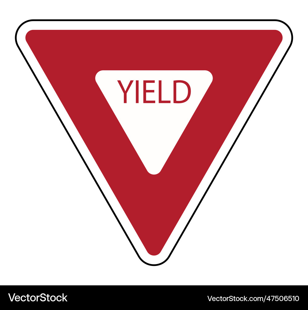 Yield Road Signs