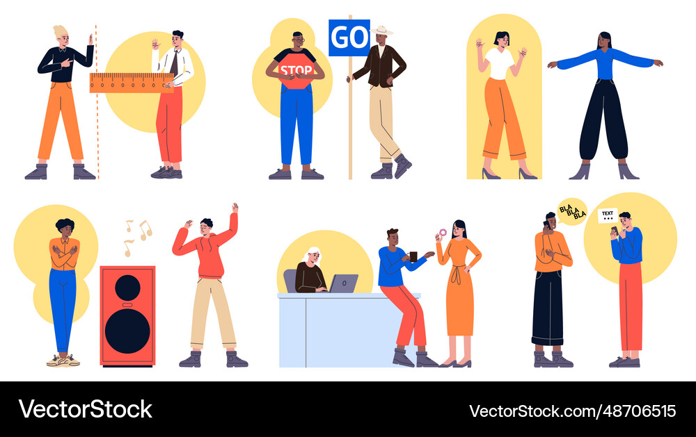 Introverted and extraverted persons psychology Vector Image