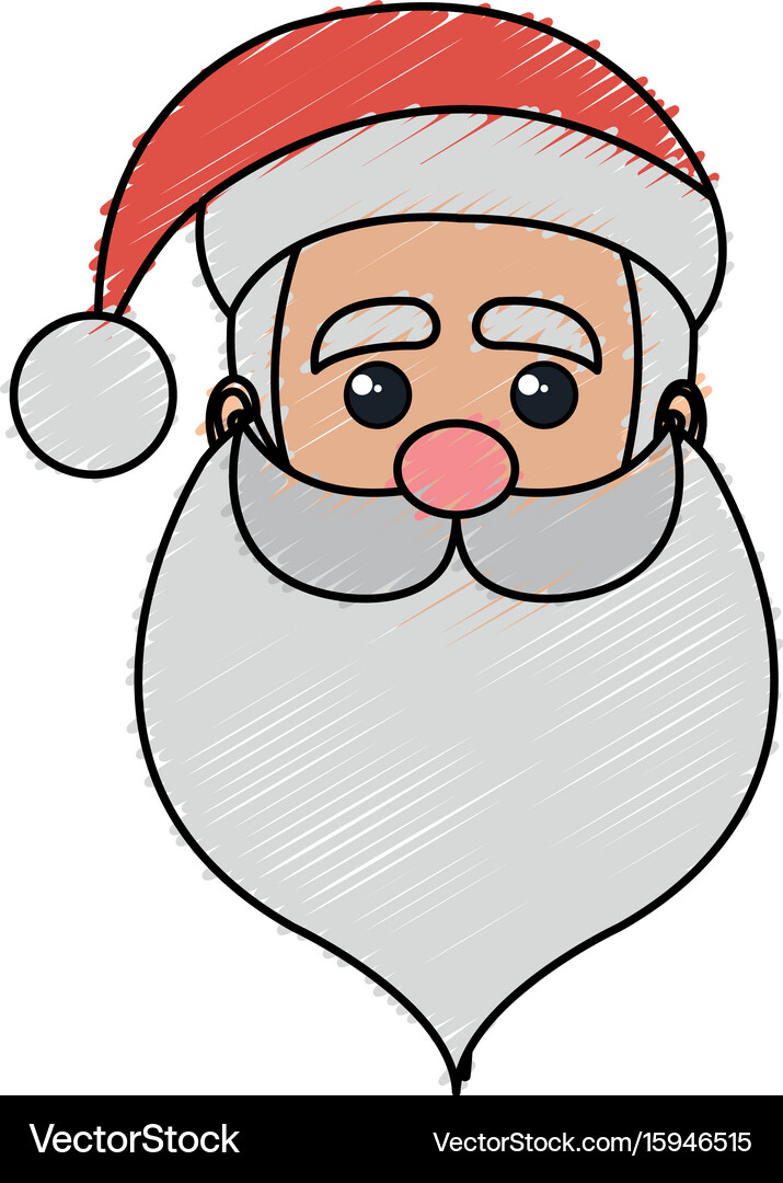 Santa claus avatar character Royalty Free Vector Image