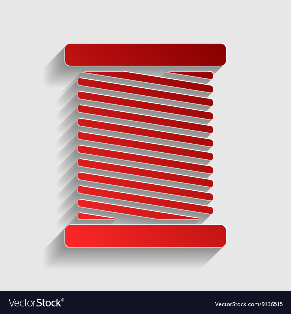 Thread sign Royalty Free Vector Image - VectorStock