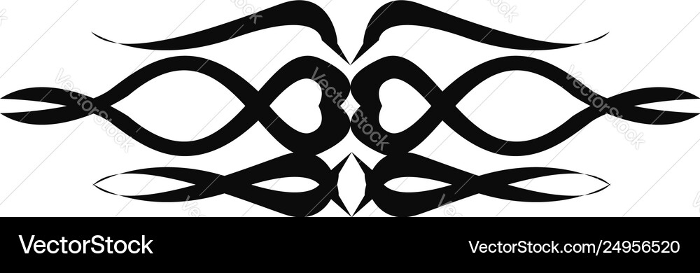 A beautiful tattoo design or color Royalty Free Vector Image