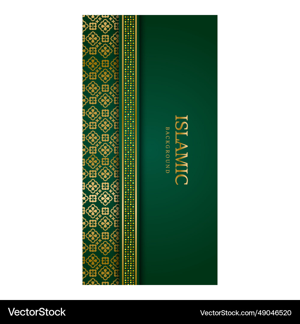 Islamic stories social media post template design Vector Image