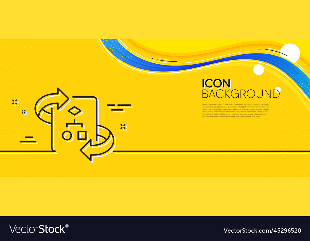 Technical algorithm line icon project Royalty Free Vector Technical algorithm line icon project Royalty Free Vector