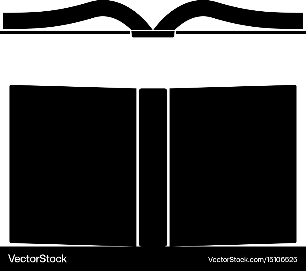 Book the black color icon Royalty Free Vector Image