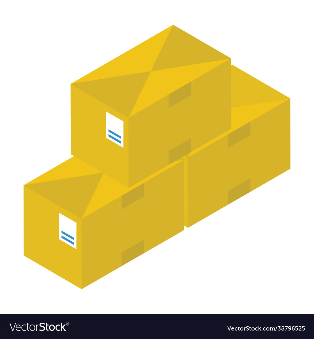 Packages Royalty Free Vector Image - VectorStock