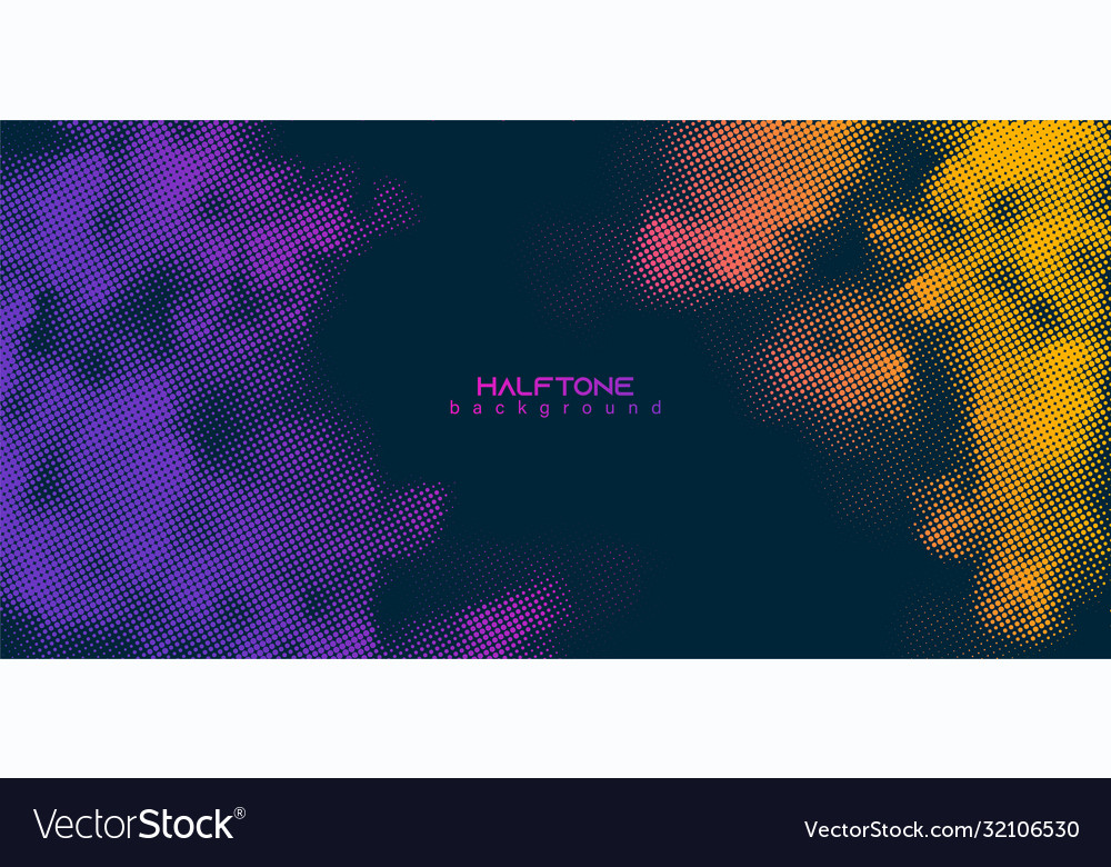 Abstract background halftone gradient Royalty Free Vector