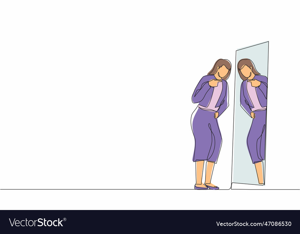 Continuous one line drawing angry businesswoman Vector Image Continuous one line drawing angry businesswoman Vector Image