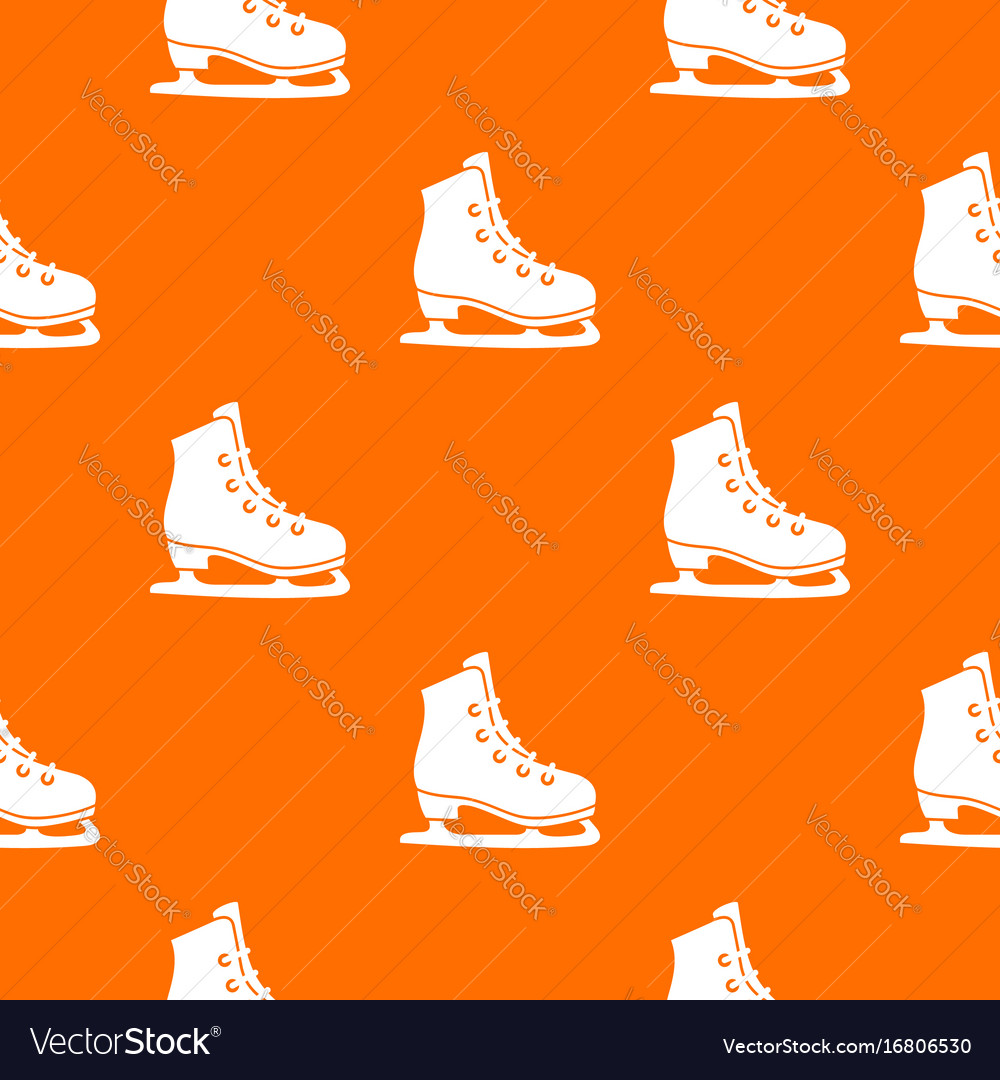 Skates pattern seamless Royalty Free Vector Image