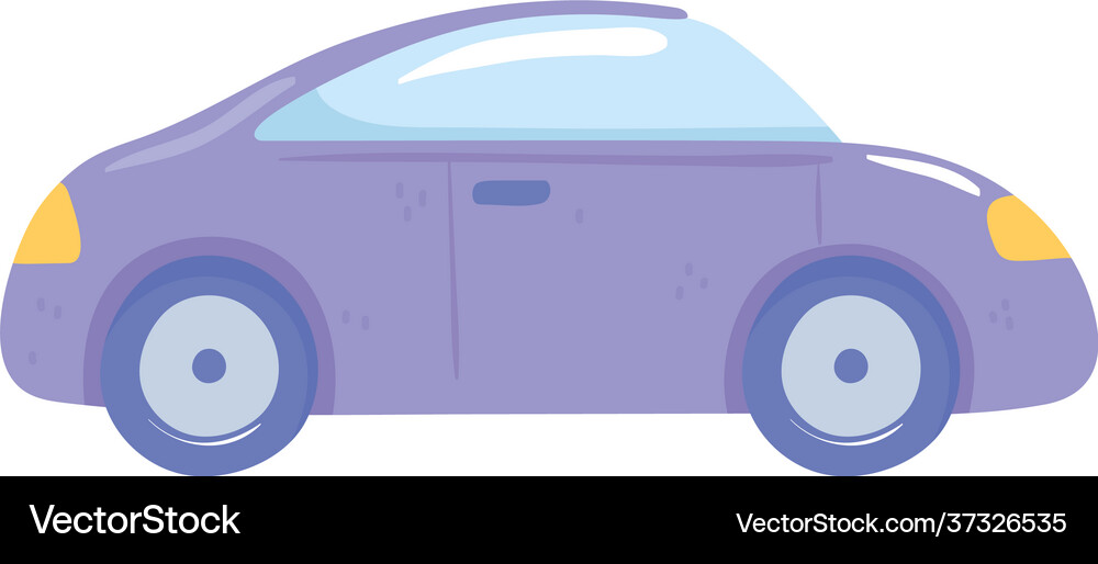 Car transport cartoon Royalty Free Vector Image