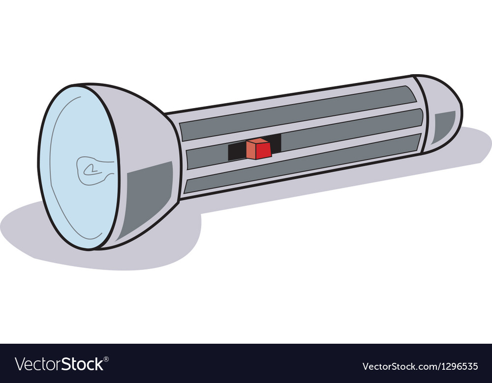 Flashlight Royalty Free Vector Image - VectorStock