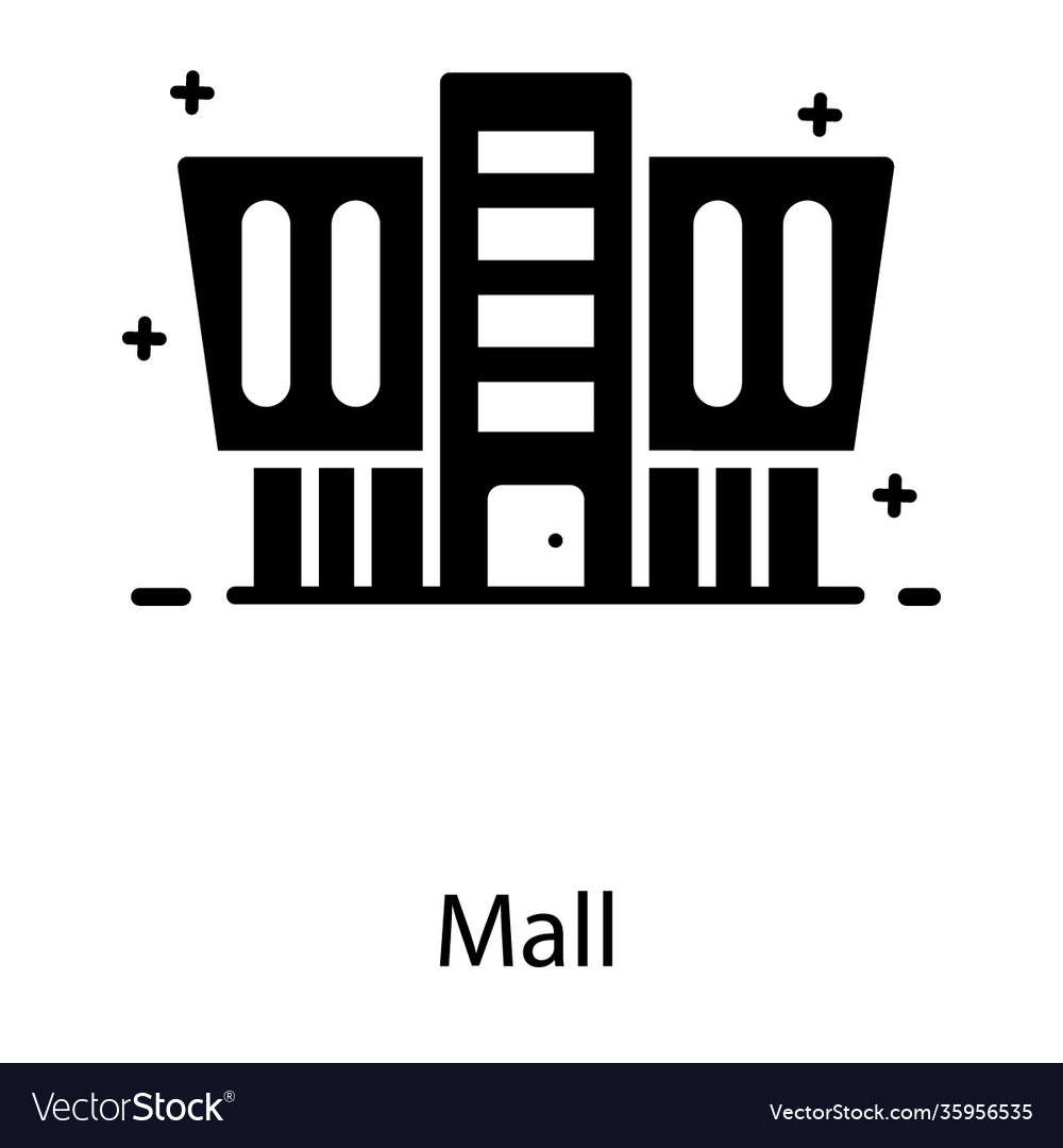 Mall Royalty Free Vector Image - VectorStock