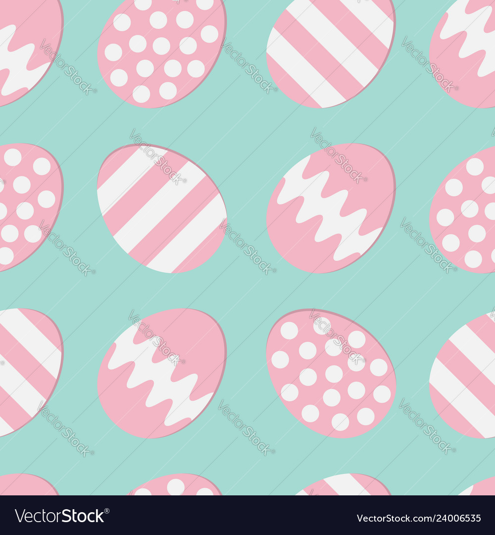 Pink Easter Egg Shell Pattern Royalty Free Vector Image