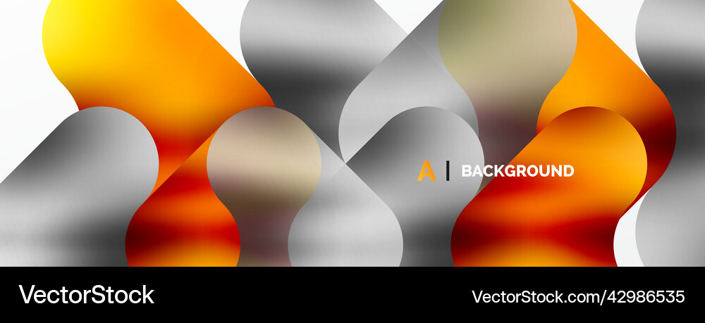 Round shapes and circle geometric abstract Vector Image