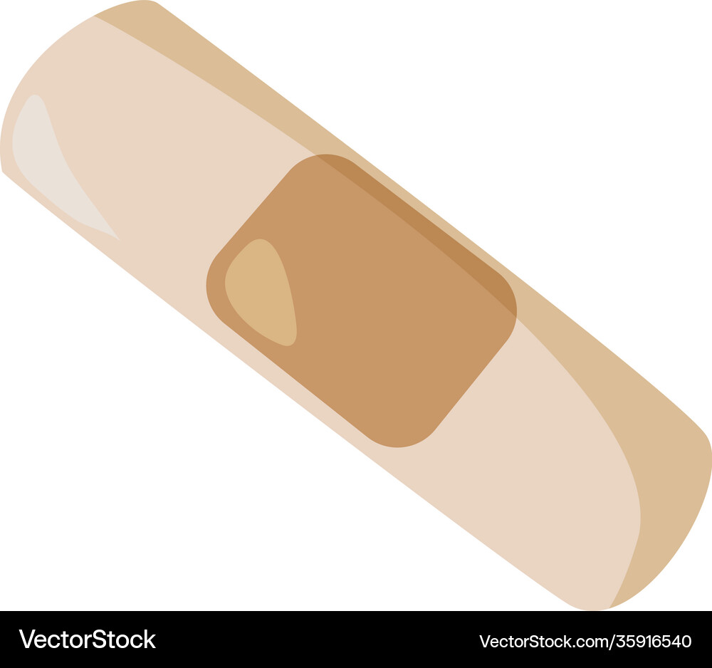 First aid medical plaster icon isolated design Vector Image