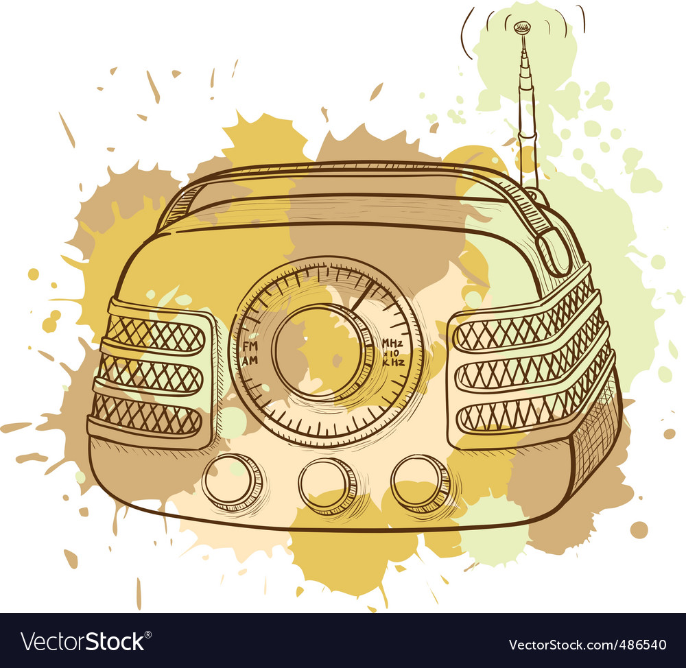 Radio Royalty Free Vector Image - VectorStock