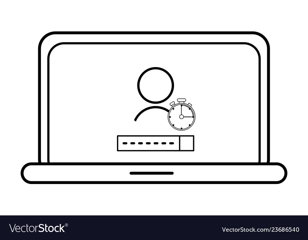 Technology computing cartoon Royalty Free Vector Image