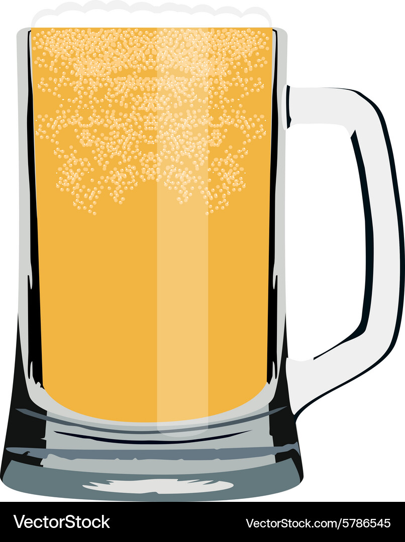 Beer mug Royalty Free Vector Image - VectorStock
