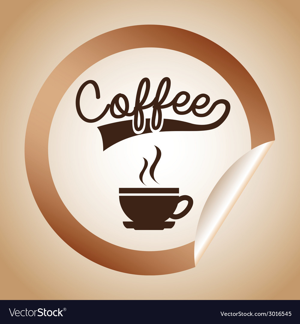 Coffee design Royalty Free Vector Image - VectorStock