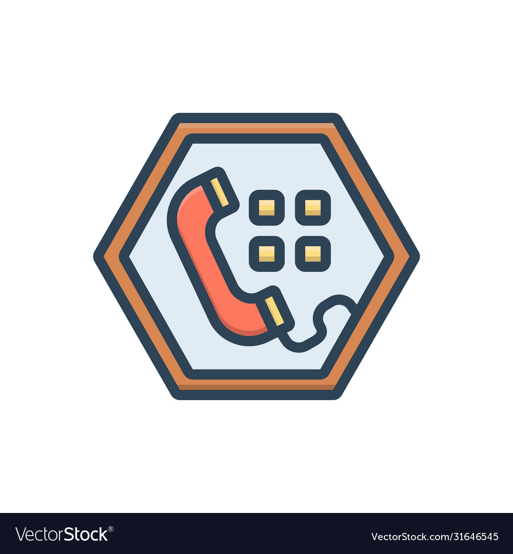 Tel Royalty Free Vector Image - VectorStock