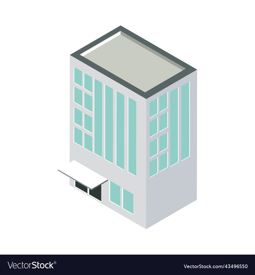 City building structure Royalty Free Vector Image