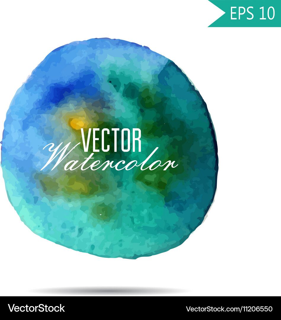 Watercolor-style spot Royalty Free Vector Image