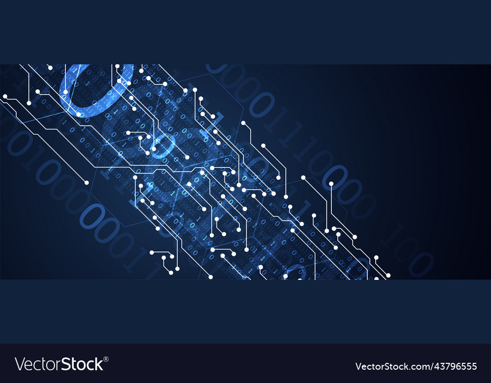 Abstract Background On Technological Royalty Free Vector