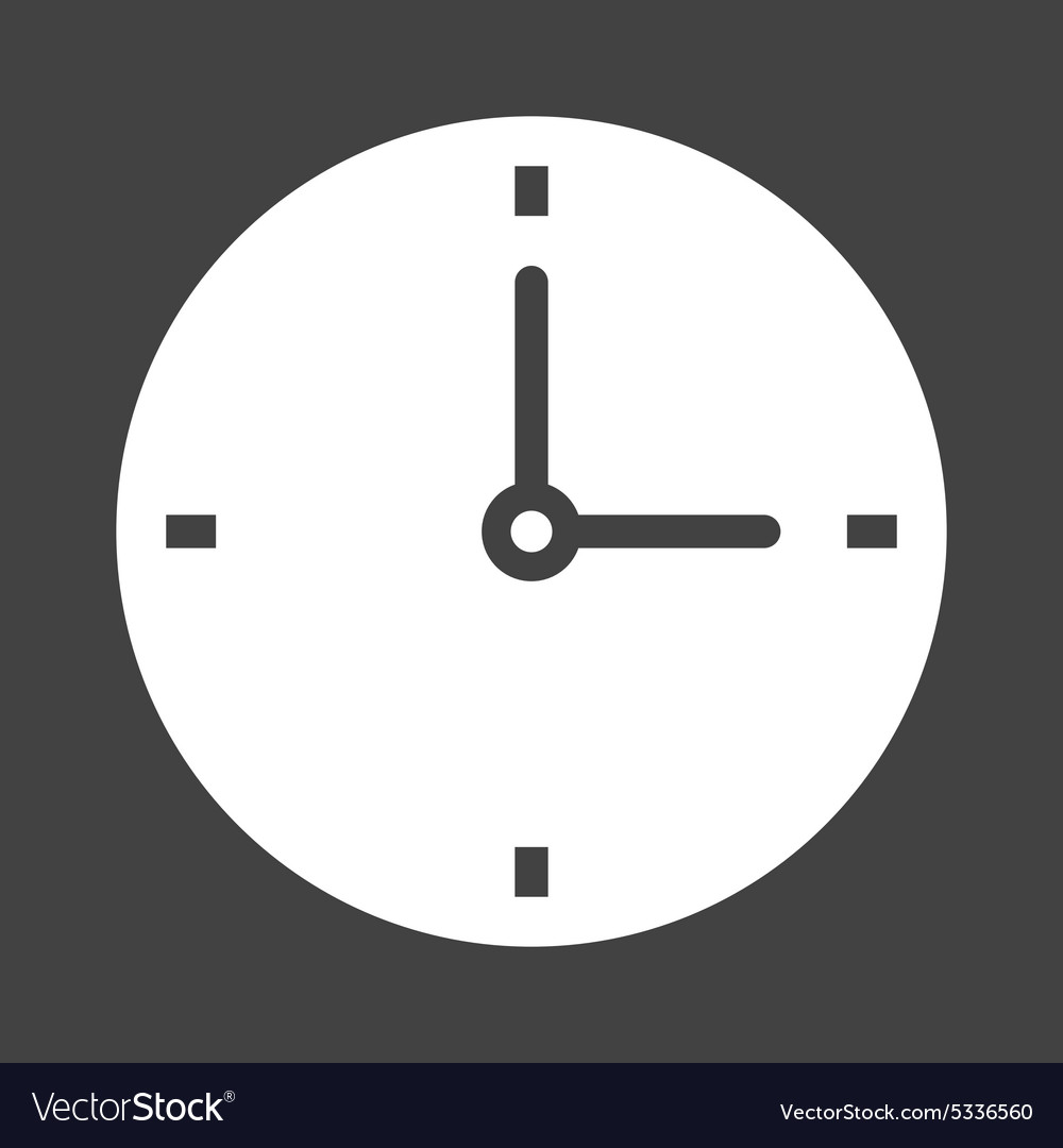 Time clock Royalty Free Vector Image - VectorStock