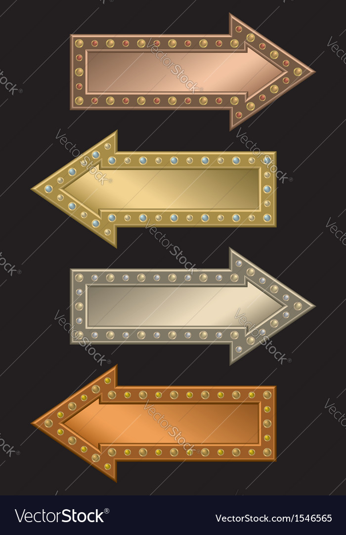 Arrow frame Royalty Free Vector Image - VectorStock