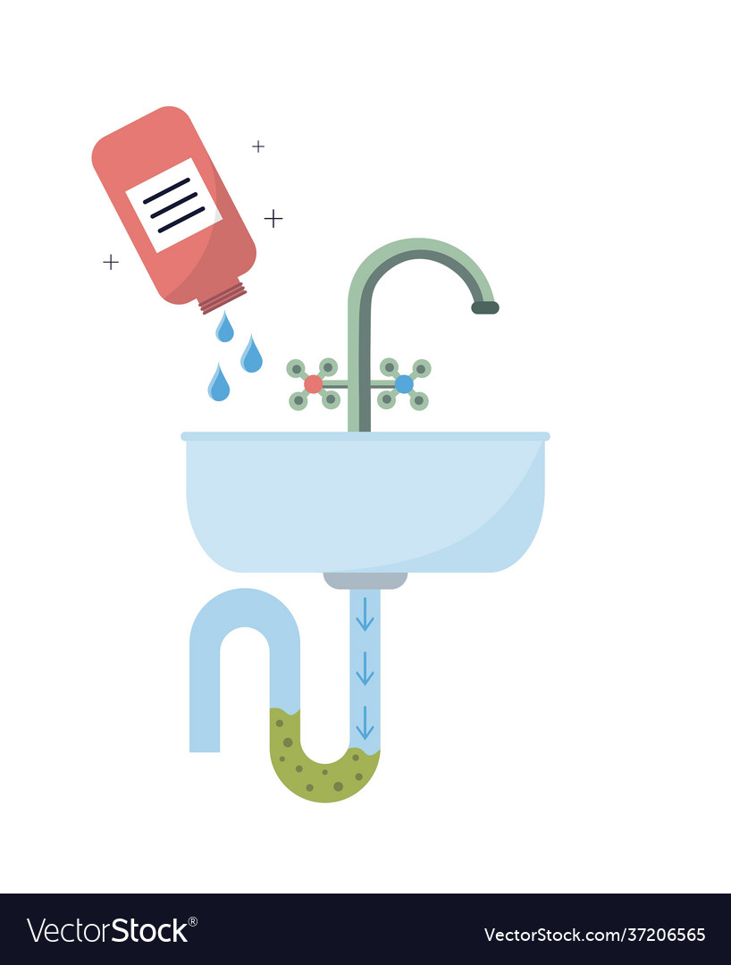 Blockage pipe Royalty Free Vector Image - VectorStock