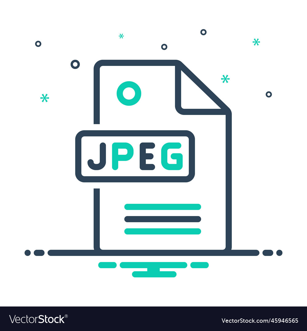 Jpeg Royalty Free Vector Image - VectorStock