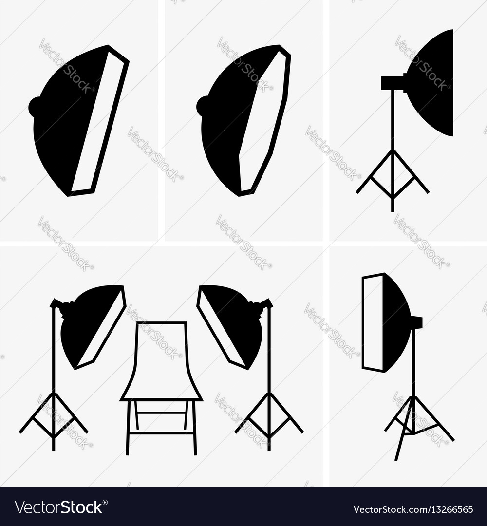 Softboxes Royalty Free Vector Image - VectorStock