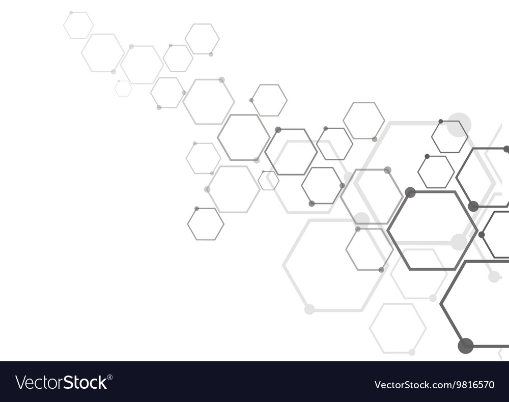 Abstract Molecular Connection Royalty Free Vector Image
